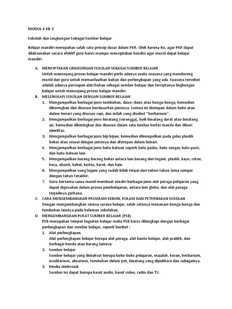 PKR Modul 4 KB 2 | PDF