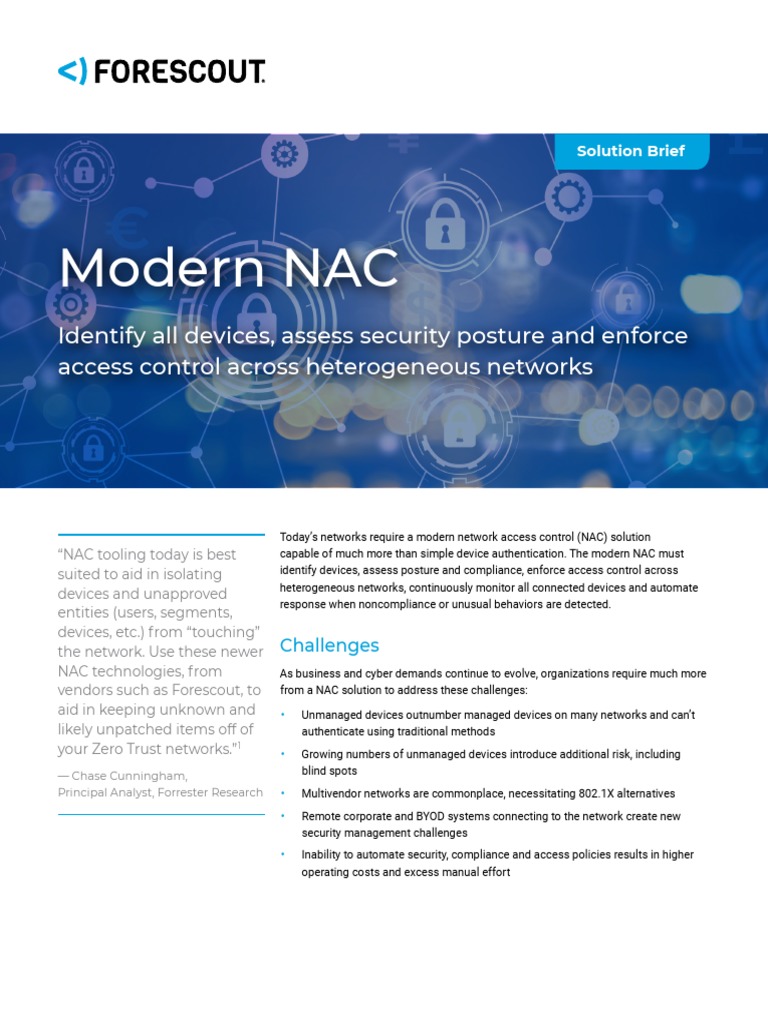 Foresout NAC Solution Brief | PDF | Computers | Technology & Engineering