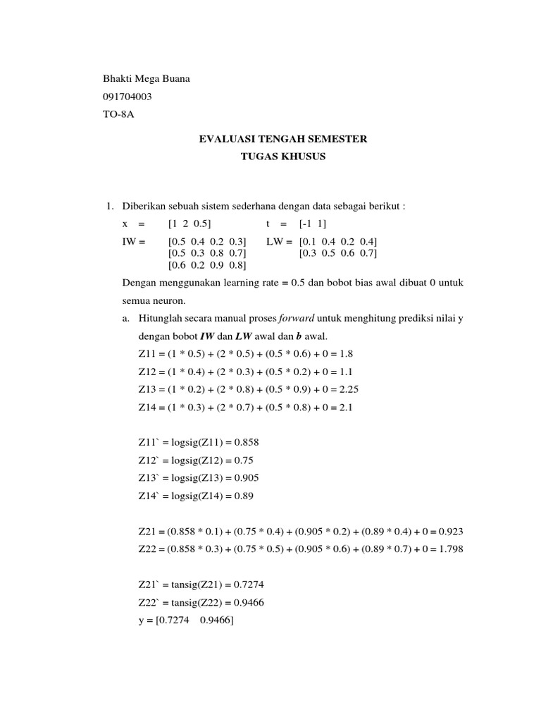 Bhakti Mega Buana - UTS | PDF