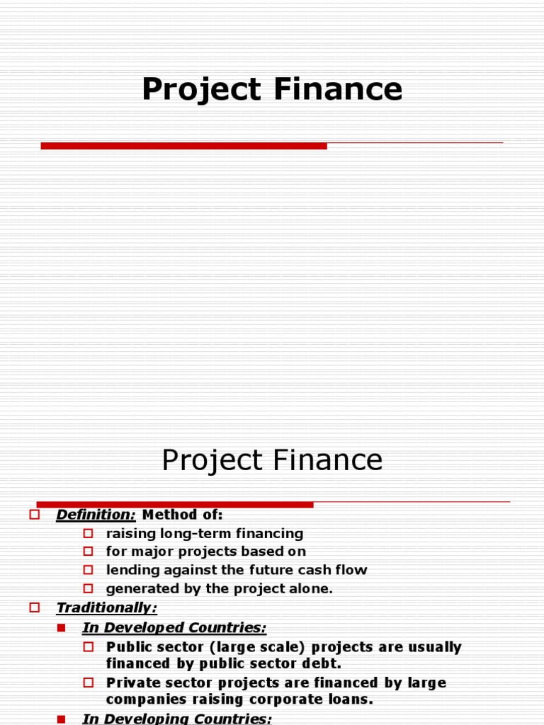 PDI Complete Slides | PDF | Project Finance | Syndicated Loan