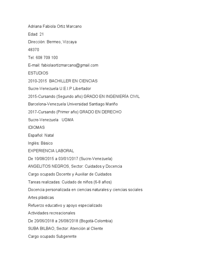 Adriana Fabiola Ortiz Marcano | PDF