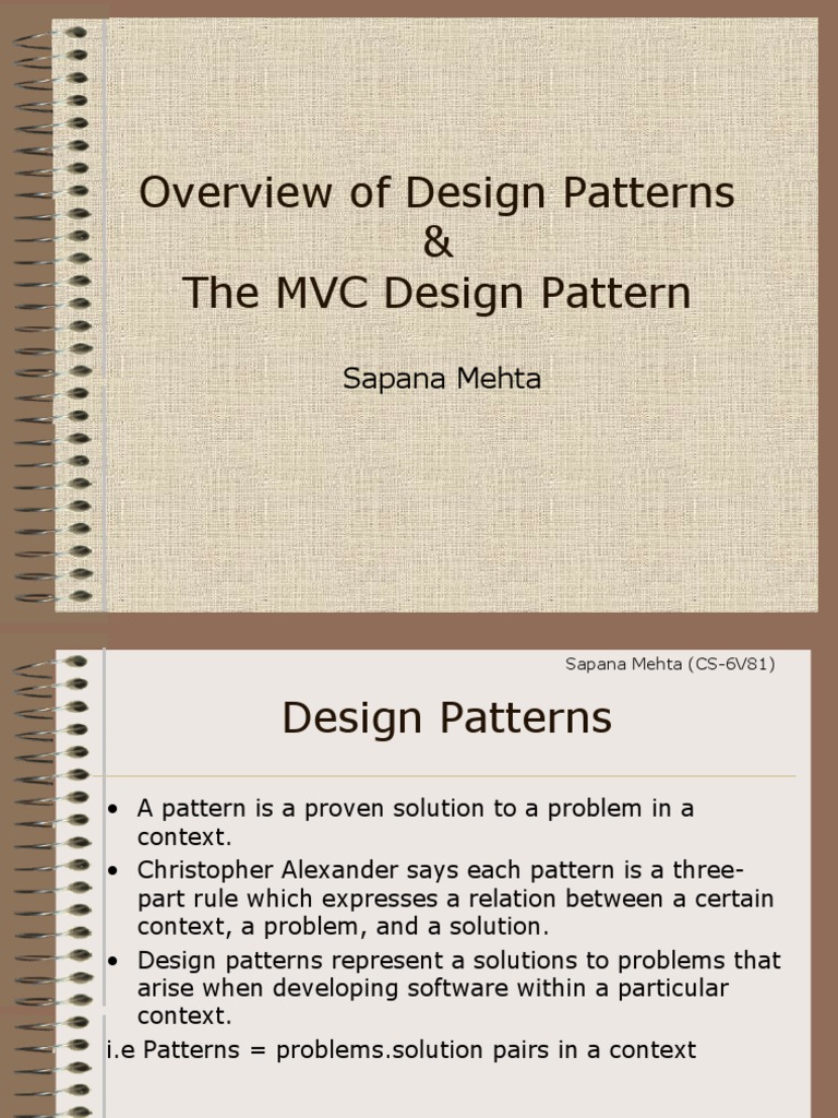 MVC Design Pattern in J2EE Applications | PDF | Technology & Engineering