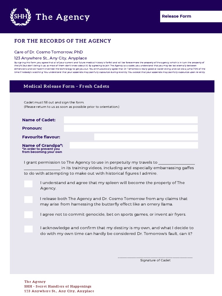 DR Tomorrow Medical Release | PDF | Violence