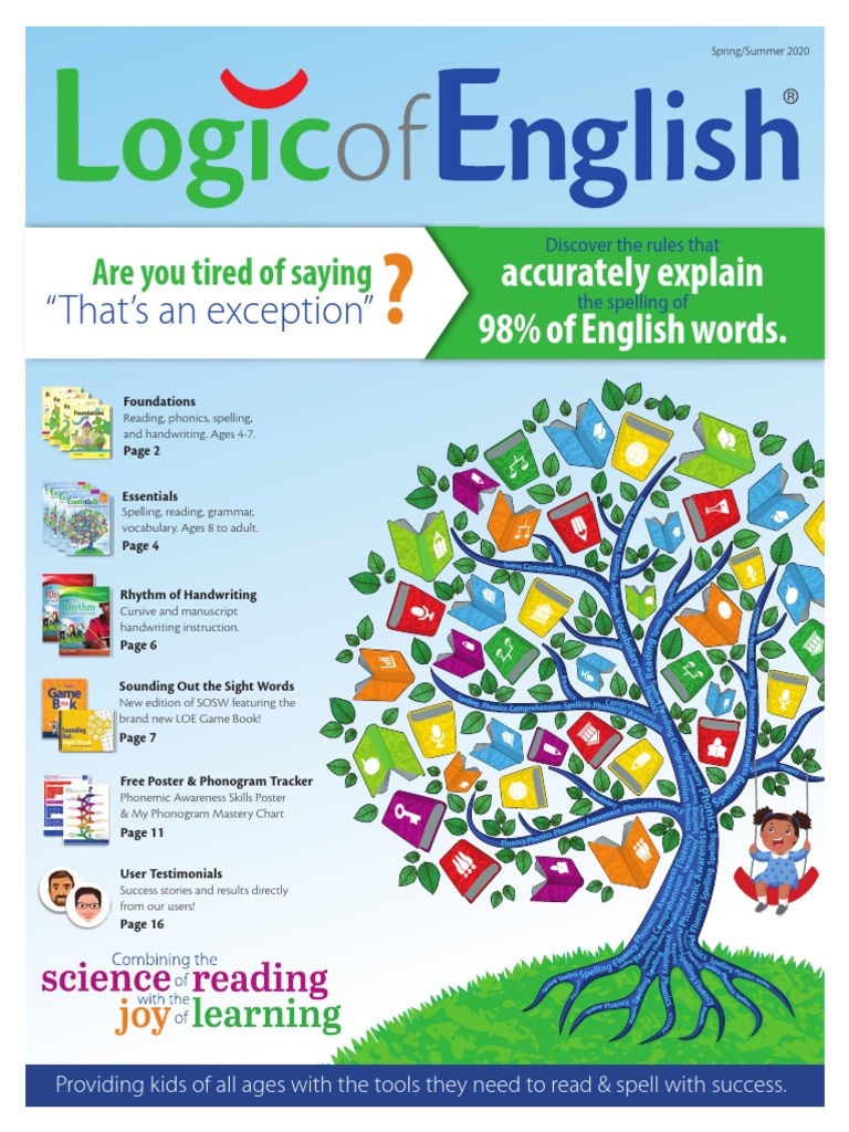 Logic of English Catalog 2020 | PDF | Phonics | Communication