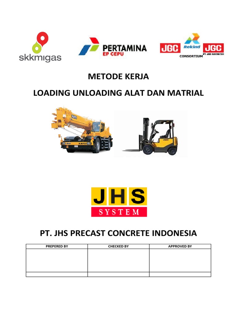 Metode Loading Unloading Material Dan Alat | PDF