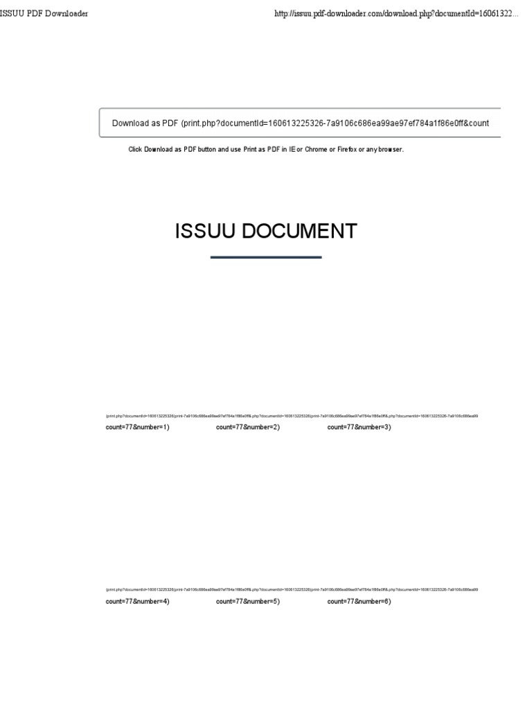 ISSUU PDF Downloader | PDF | Application Software | World Wide Web