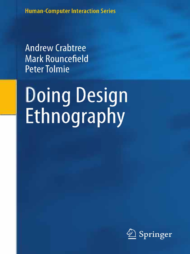Doing Design Ethnography | PDF | Ethnography | Human–Computer Interaction