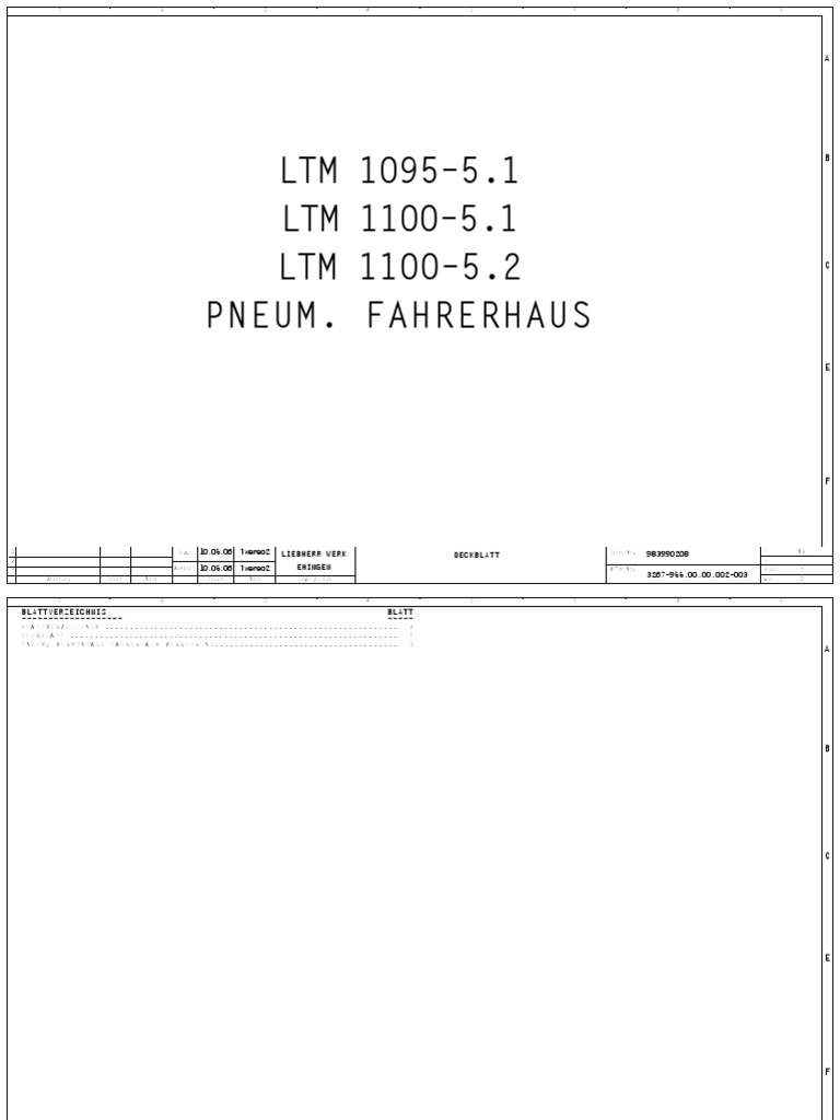 LTM 1095-5.1 LTM 1100-5.1 LTM 1100-5.2 Pneum. Fahrerhaus | PDF