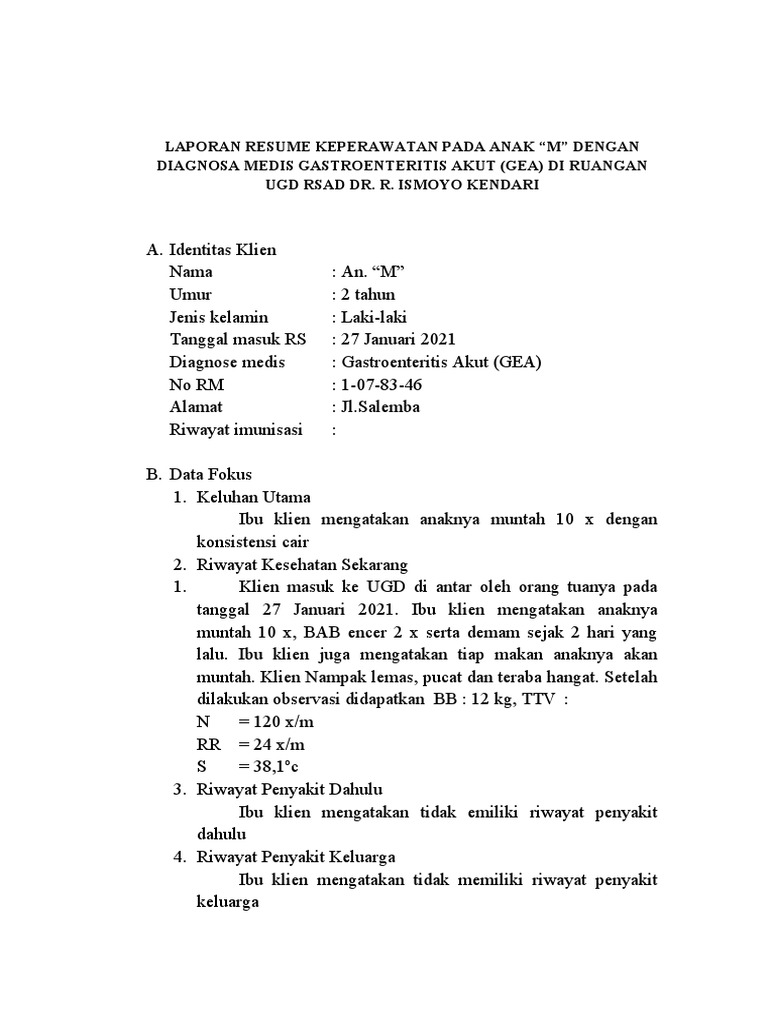 Laporan Resume Gea | PDF | Kesehatan Holistik | Sains & Matematika