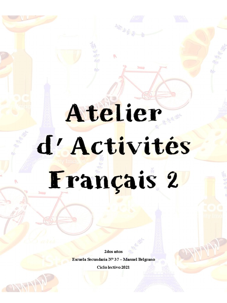 Cahier d'Activités Français 2 | PDF | Arts du langage et discipline