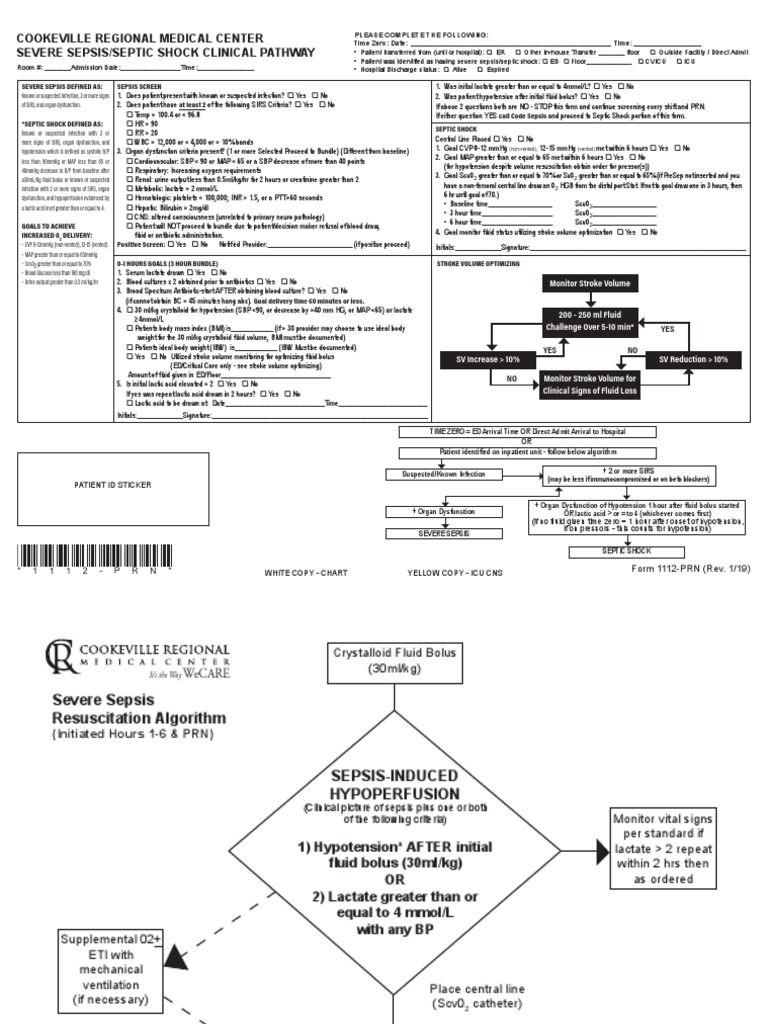 Cookeville Regional Medical Center Severe Sepsis/Septic Shock Clinical ...