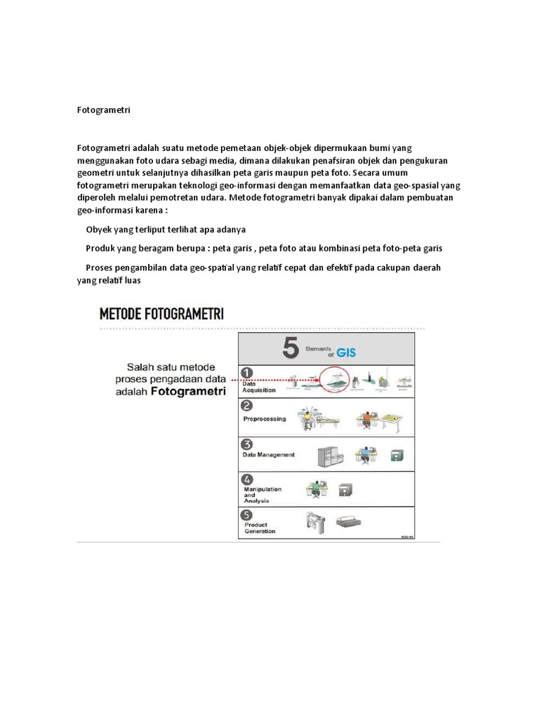 Konsep Dasar Fotogrametri | PDF | Metode & Bahan Ajar | Teknologi ...