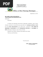Benchmarking Request Letter | PDF