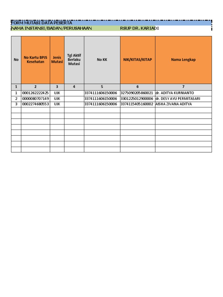 Panduan Form 37 BPJS Kesehatan | PDF