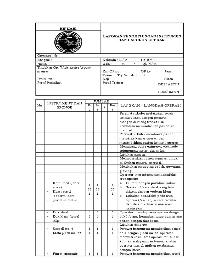 Wide Excisi Dan Biopsi Mammay | PDF