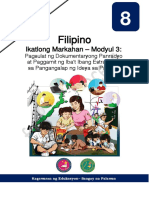 Filipino 8 SLMs 3rd Quarter Module 1 | PDF