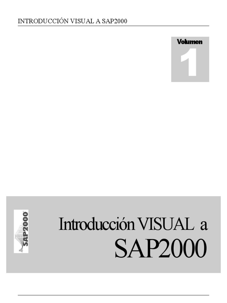 Manual SAP2000 | PDF | Ventana (informática) | Informática y tecnología ...
