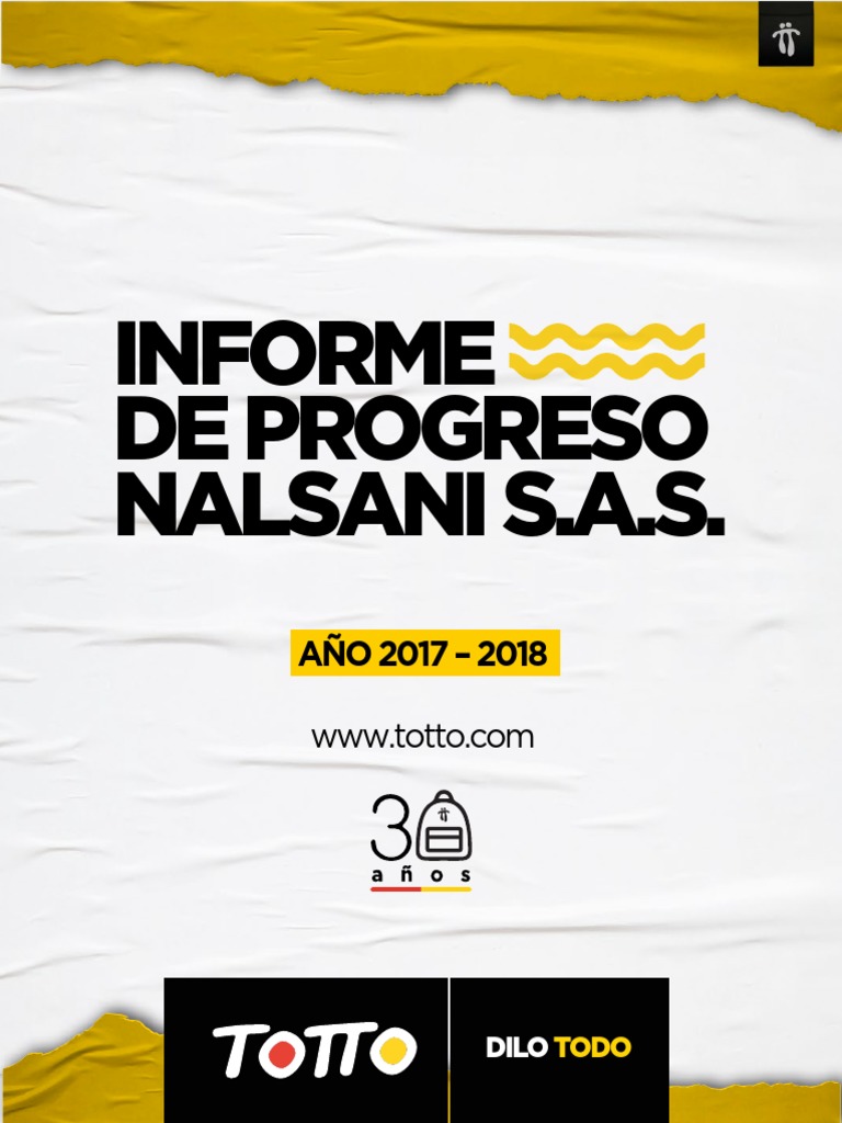 Informe de Progreso 2017-2018 Nalsani S.A.S | Descargar gratis PDF ...