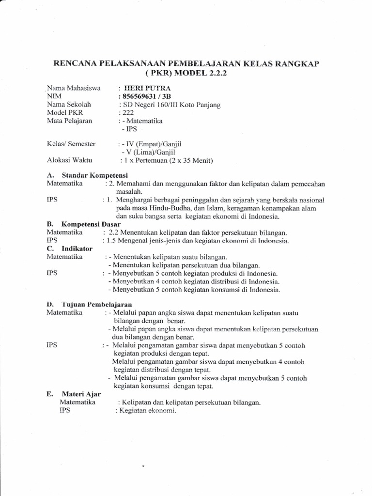 Tugas Tutorial I PKR Model 222 HERI PUTRA | PDF