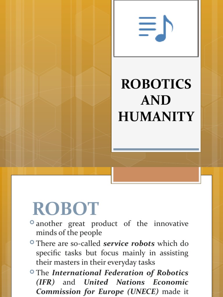 Robotics and Humanity | PDF | Robot | Robotics