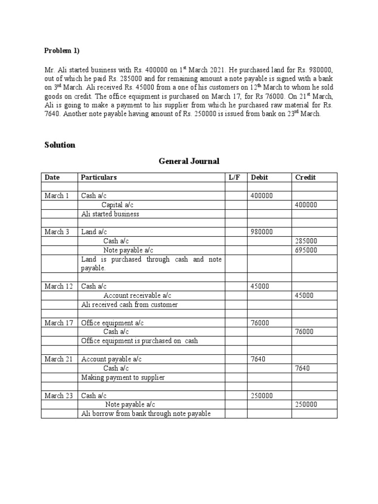 1 Journal BSE (1A) 1 | PDF | Cash | Debits And Credits
