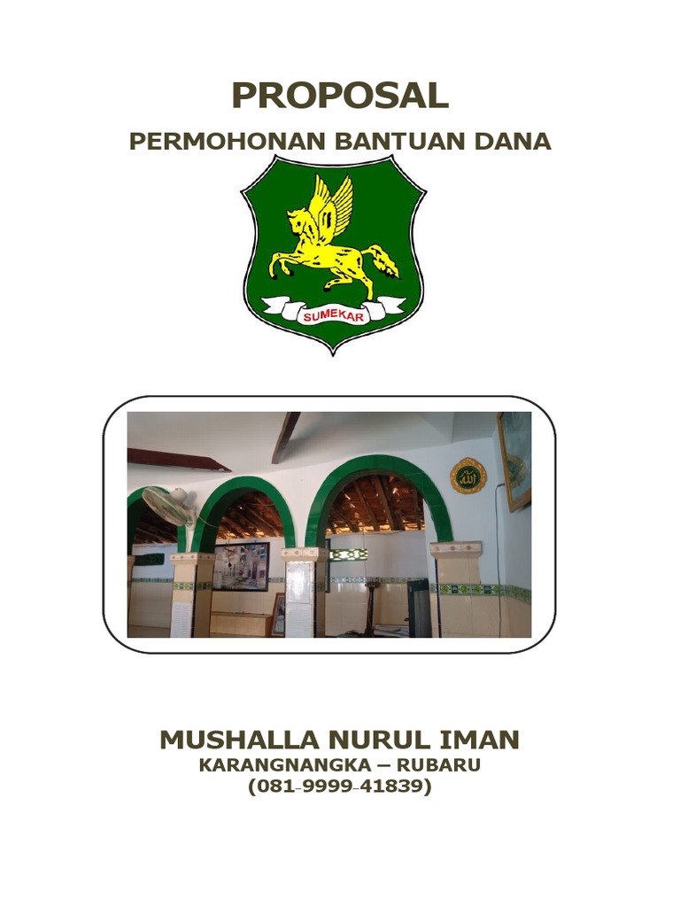 Proposal Mushalla Nurul Iman | PDF