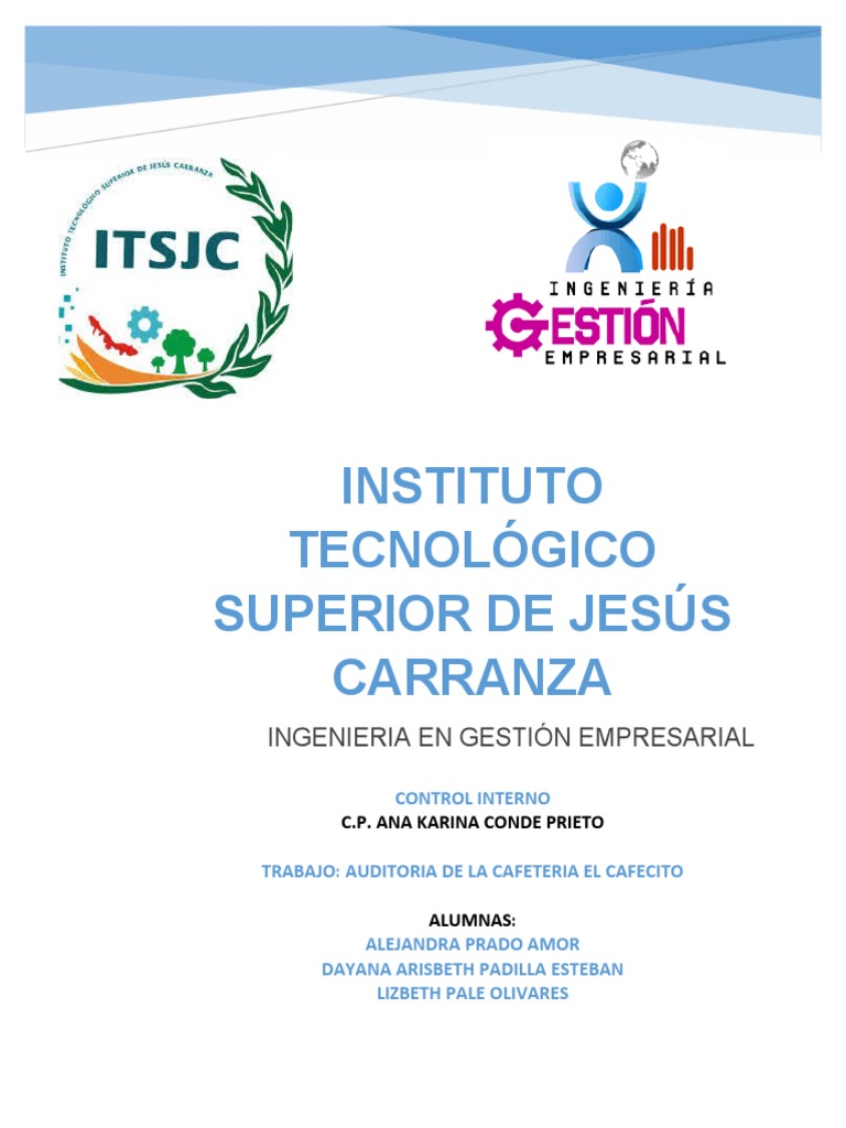 Auditoría de la Cafetería El Cafecito | PDF | Auditoría | Calidad ...