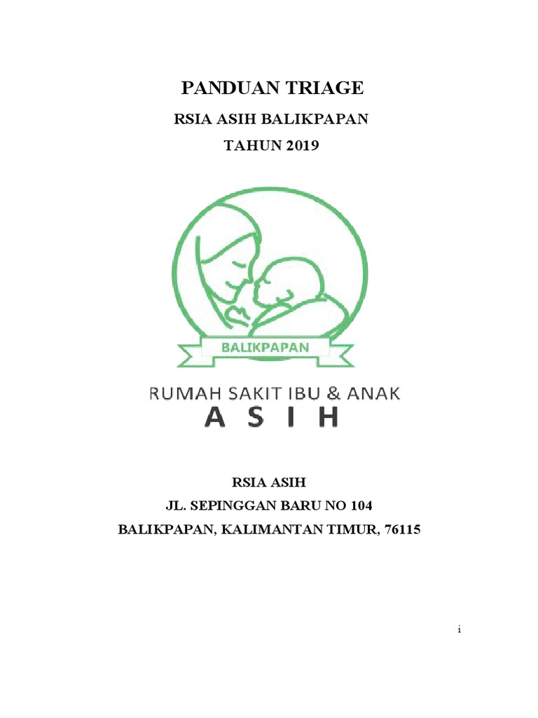 Panduan Triage Asih Fix | PDF