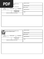 Ingreso A Urgencias Imss | PDF