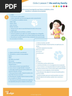 La Familia - A1 (452.) - Spanish Unicorn | PDF | Lingüística | Gramática