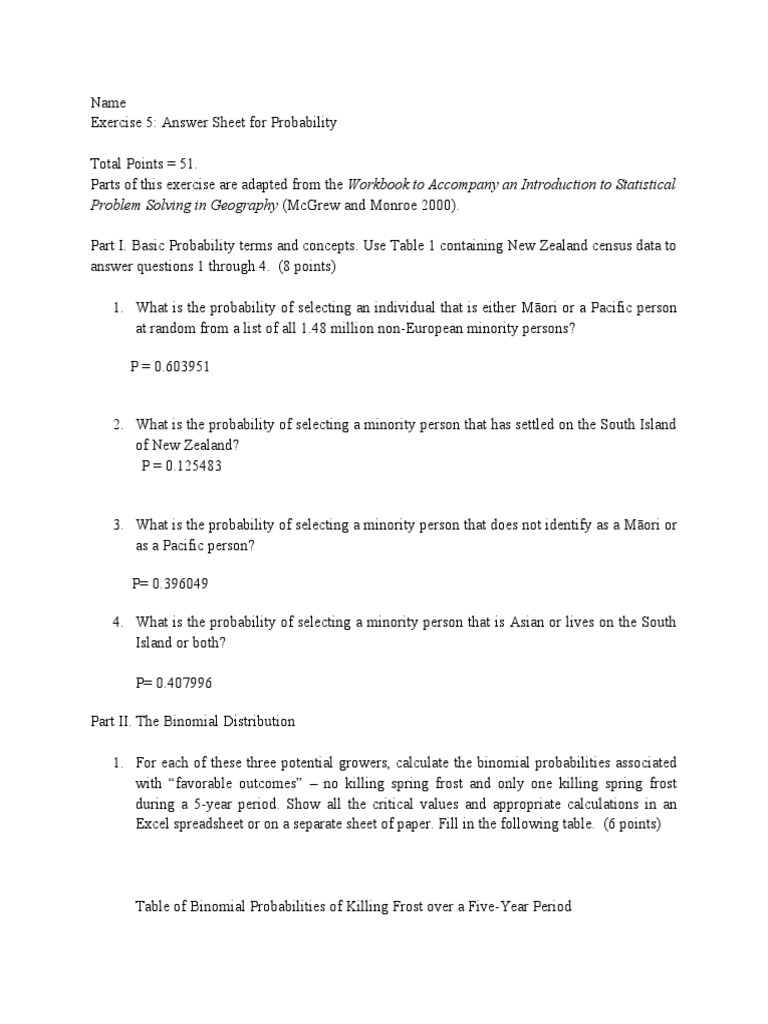 Problem Solving in Geography (Mcgrew and Monroe 2000) | PDF | Poisson ...