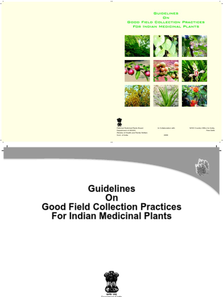 Good Field Collection Practicies GFCPs Booklet-Part-I | PDF | Ayurveda ...