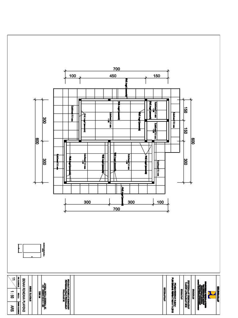 Denah Pola Plafond | PDF