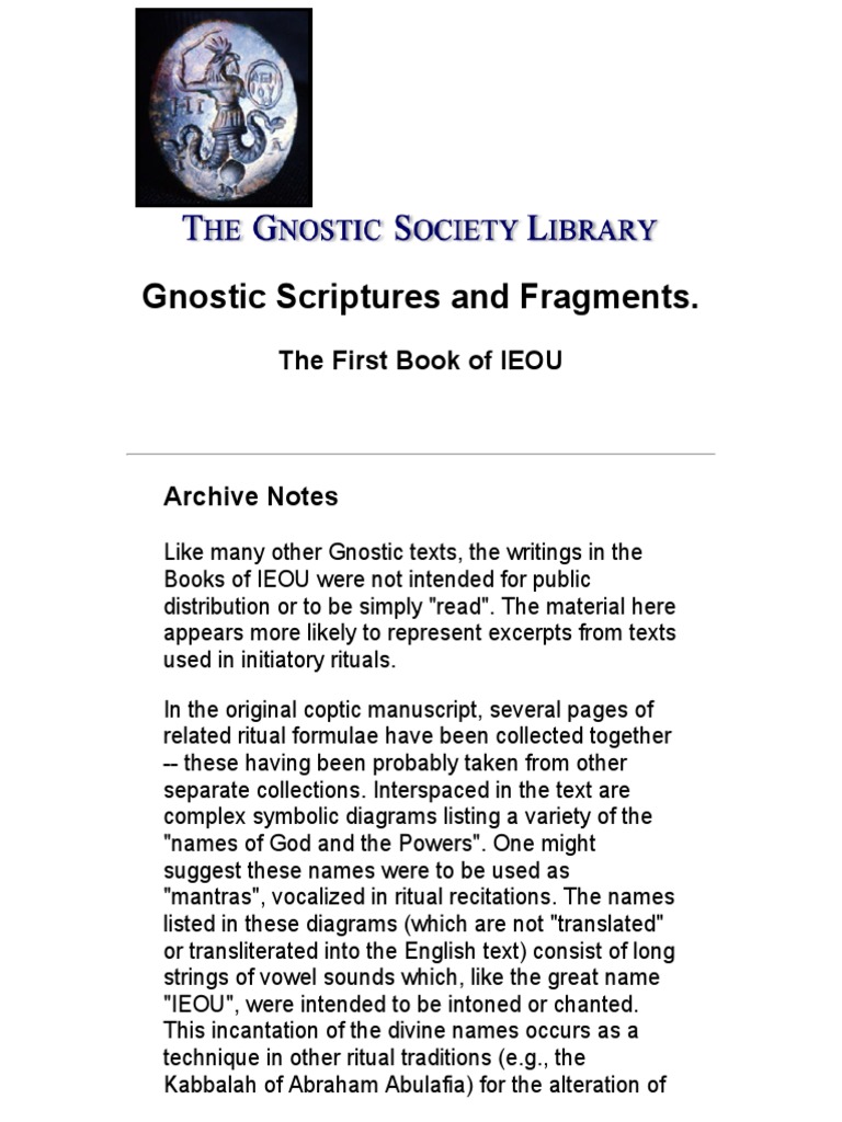 The First Book of IOU | PDF | Tetragrammaton | Heaven