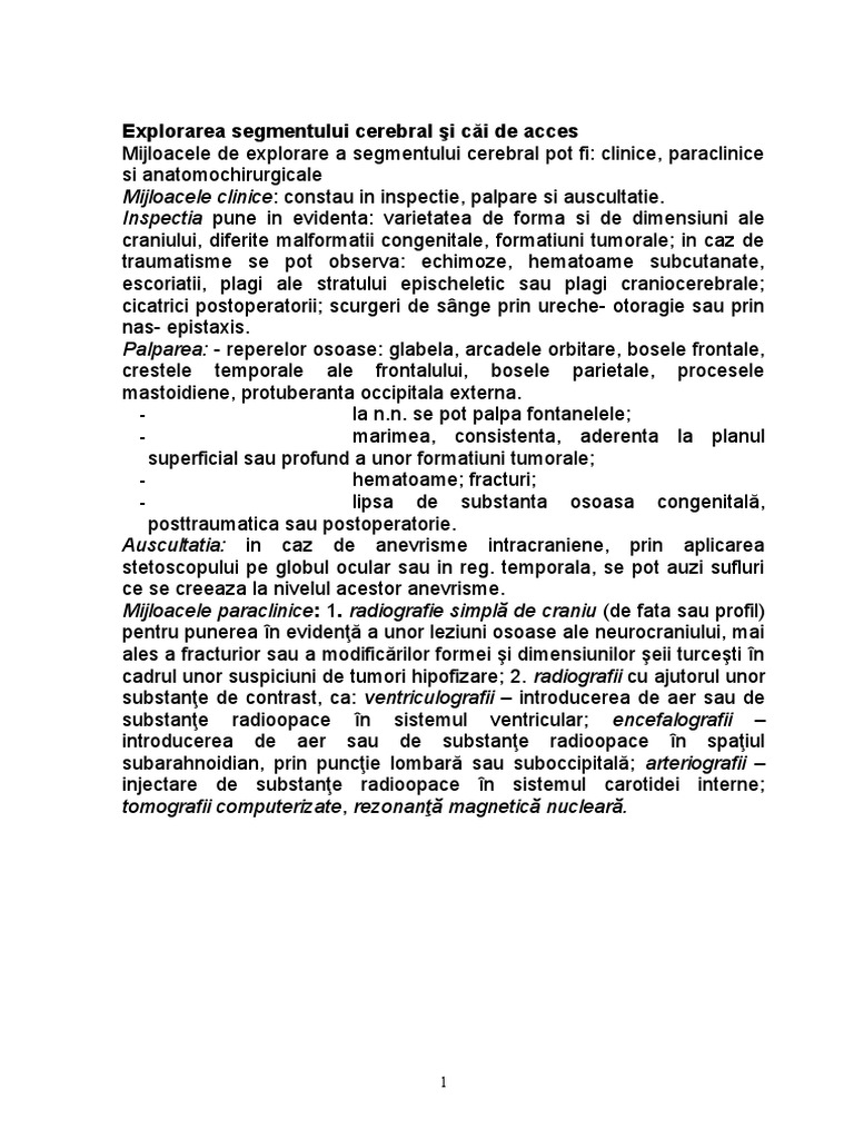 Anatomia Capului | PDF