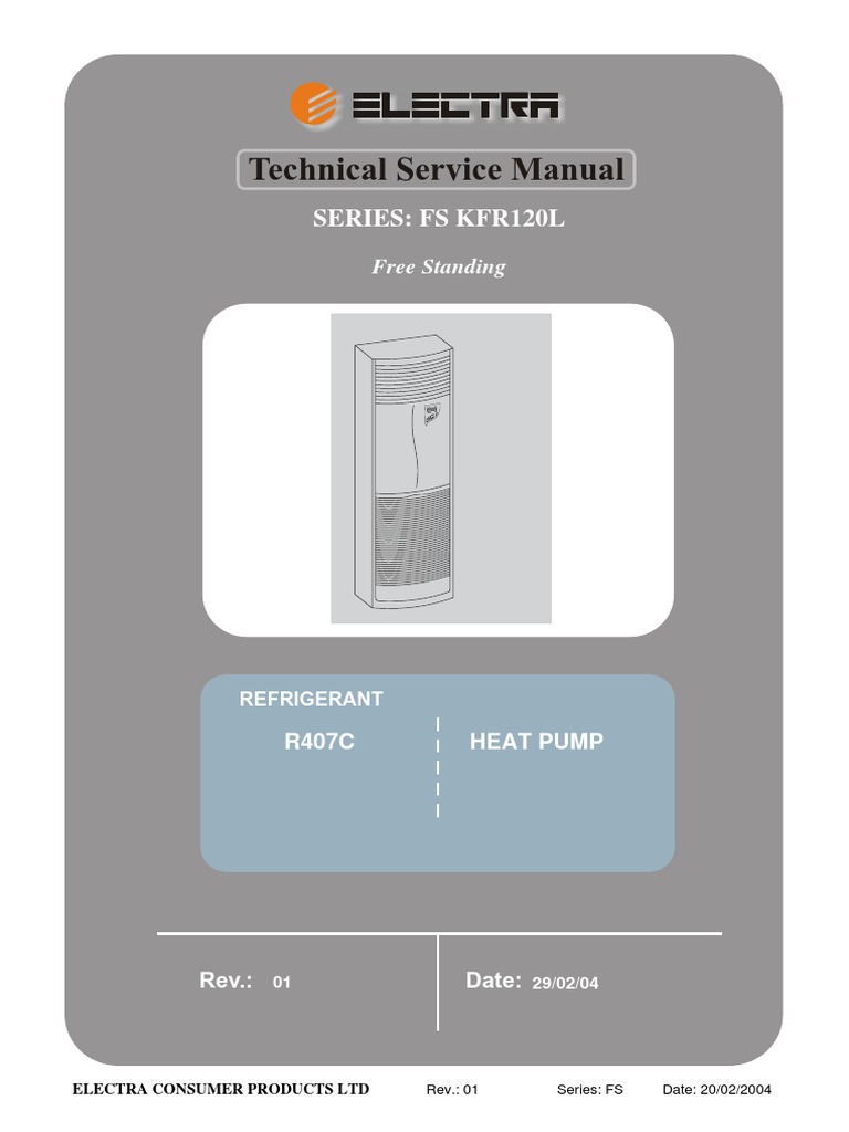 05 - Technical Manual CCE 45 Au R407c | PDF | Air Conditioning | Heat Pump