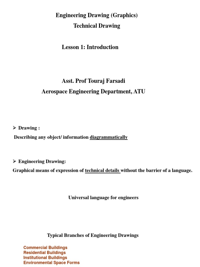 Engineering Drawing (Graphics) Technical Drawing | PDF | Technical ...