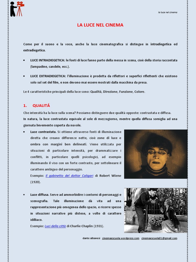 Luce Nel Cinema | PDF