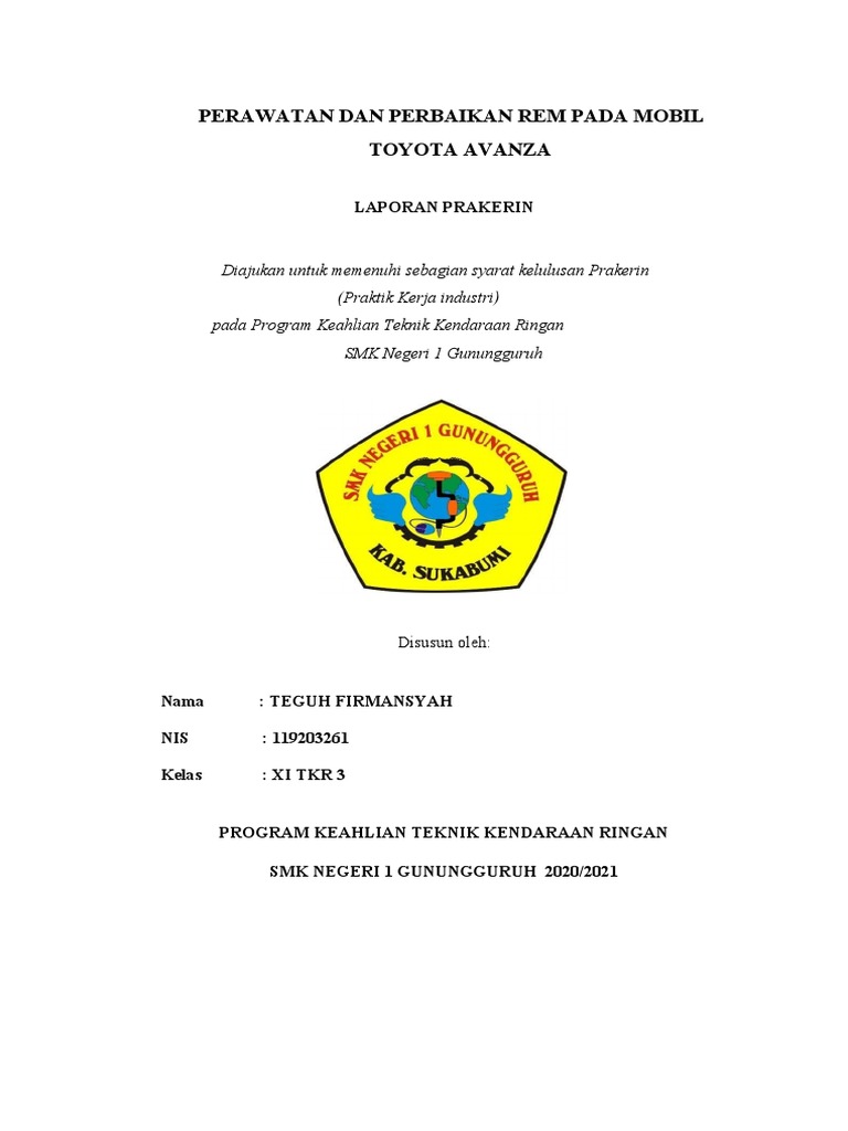 ,..teguh Firmansyah Xi TKR 3 | PDF