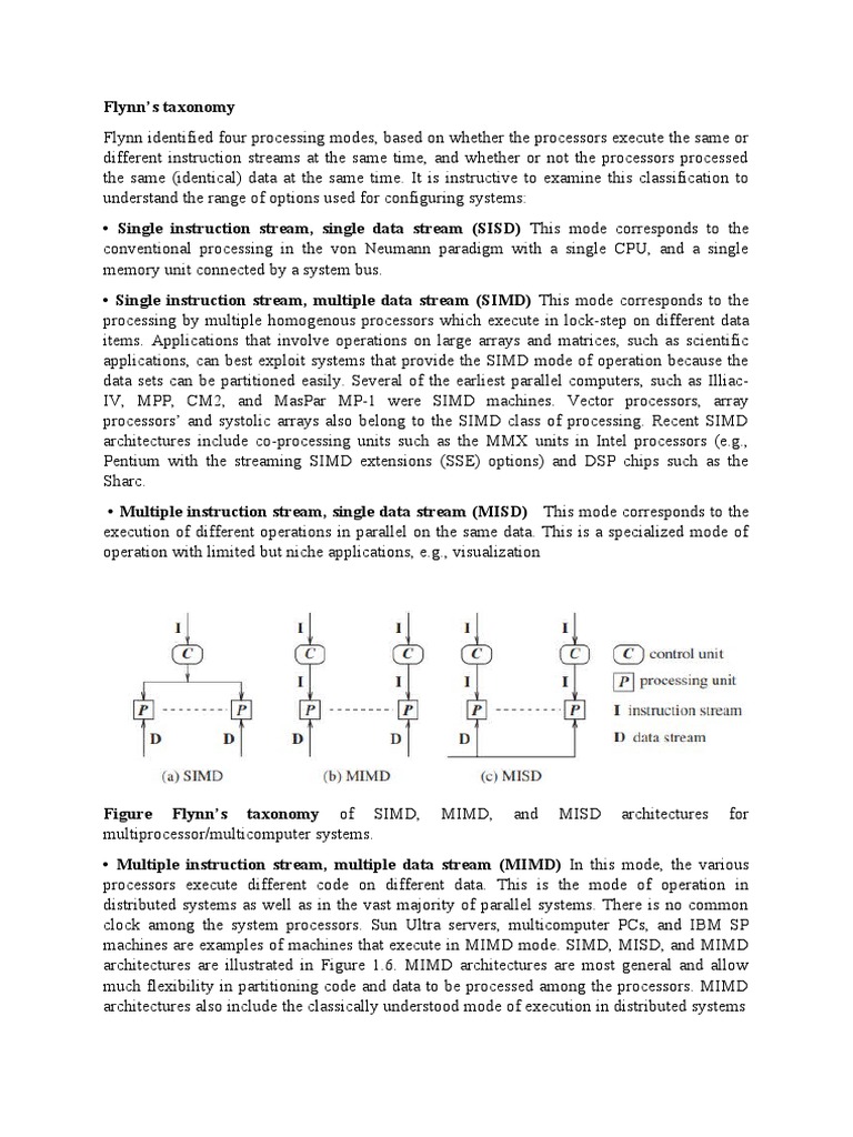 Flynn Taxonomy | PDF