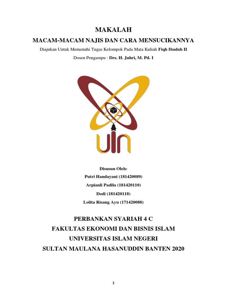 Najis: Jenis dan Cara Mensucikannya | PDF