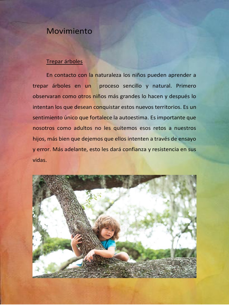 Fomentar el Movimiento en Niños Pequeños | PDF | Aprendizaje | Science