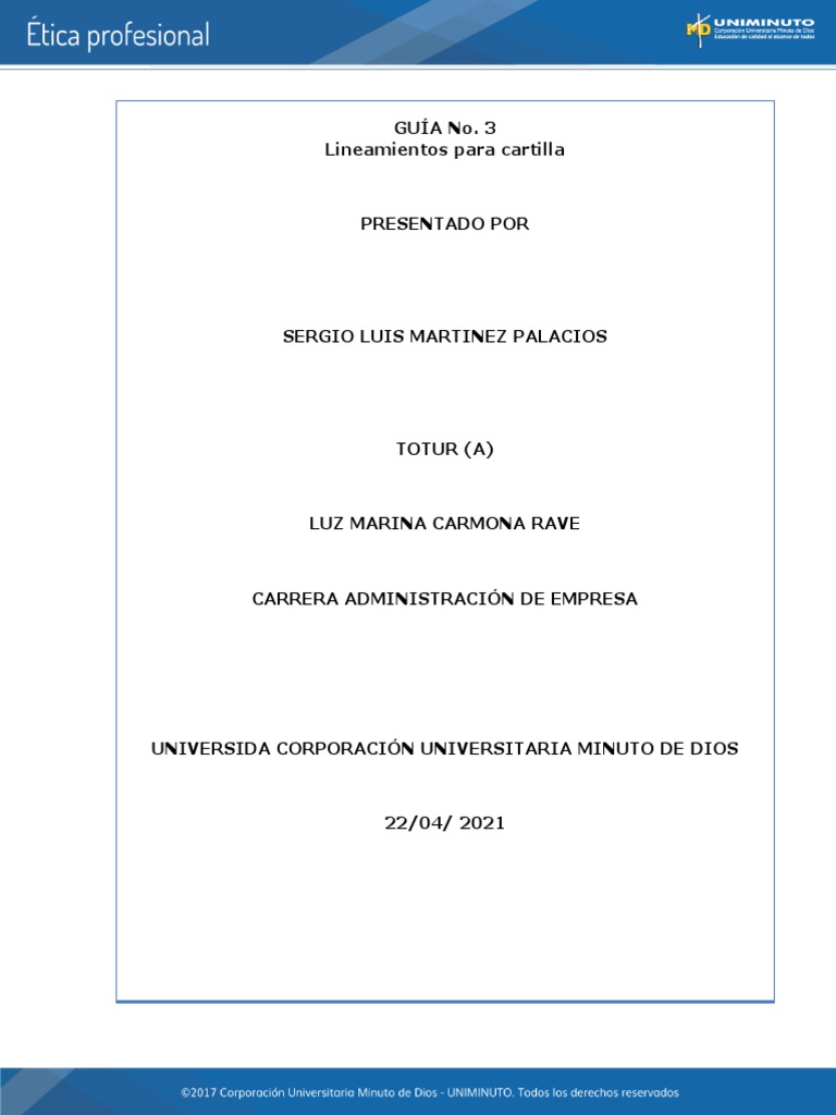 Documento Sergio Etica | PDF | Comportamiento | Derecho laboral