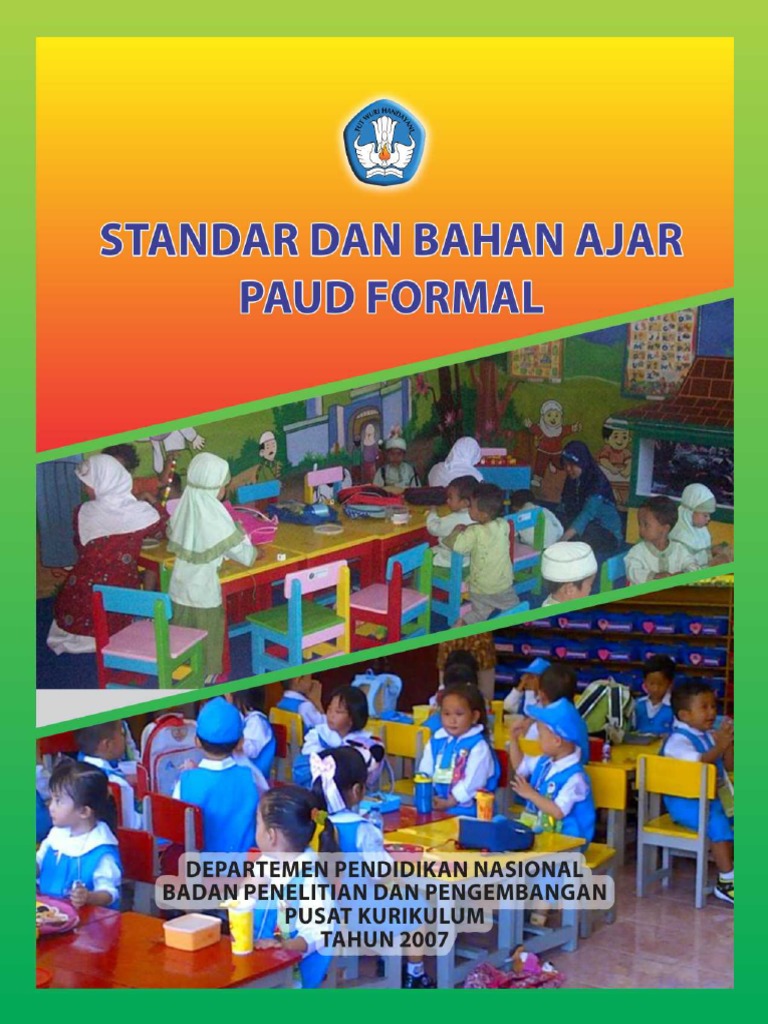 01-Standar Dan Bahan Ajar PAUD Formal | PDF