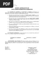 Huf Pan Card Affidavit | PDF | Legal Communication | Affidavit