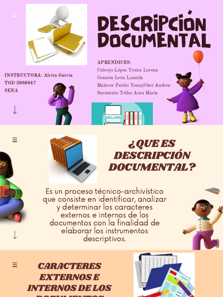 Descripción Documental | PDF | Ciencias de la Información | Informática y tecnología de la ...