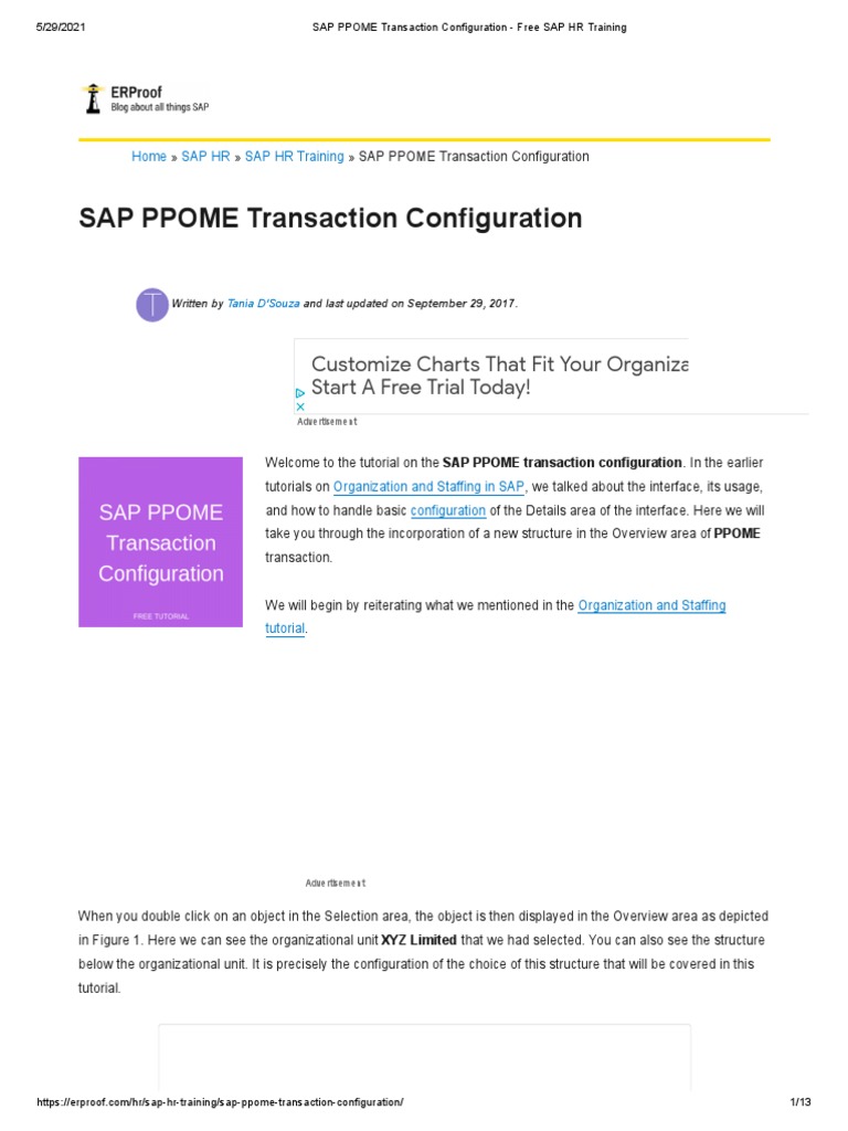 SAP PPOME Transaction Configuration | PDF