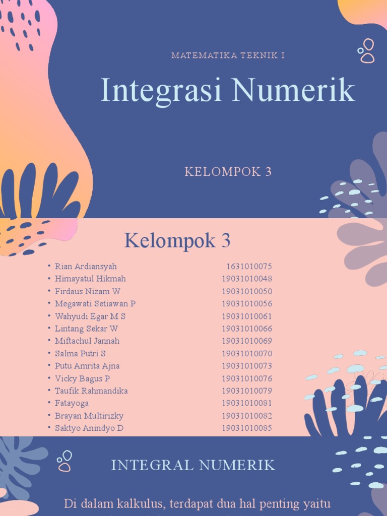 Integrasi Numerik | PDF