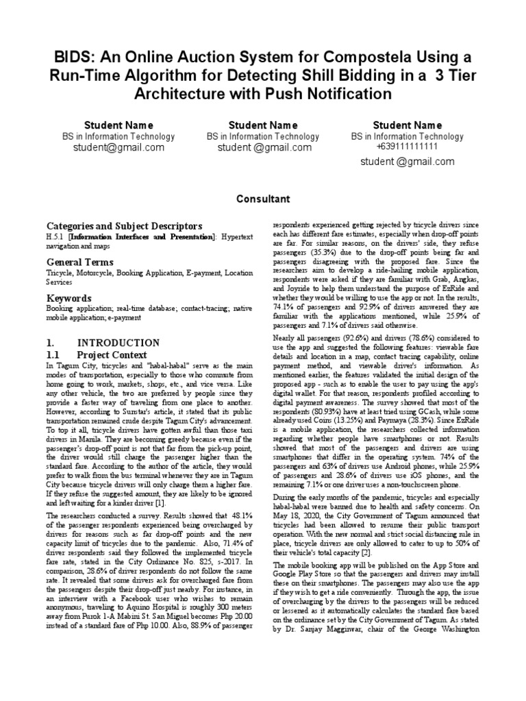 Final Project Sample Document | PDF | Android (Operating System ...