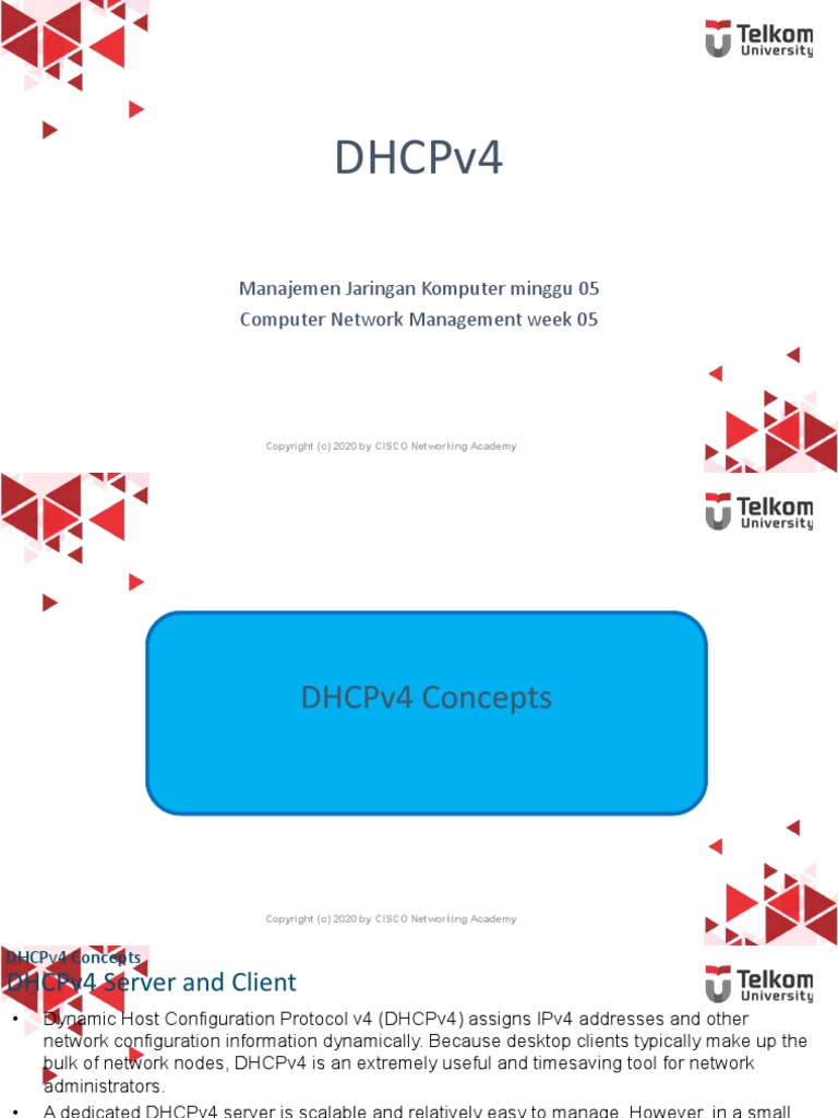 MGG 05 DHCPv4-UMY | PDF | Ip Address | Router (Computing)